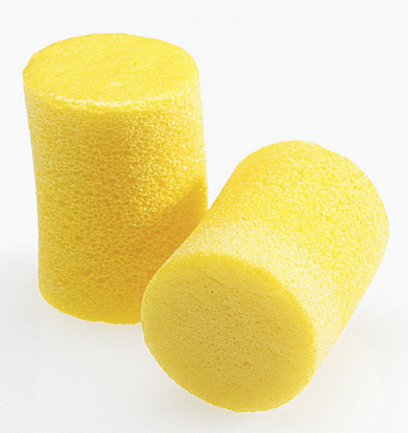3M EARPLUGS, DISPOSABLE, FOAM, MEDIUM, CYLINDER, 29DB, CORDLESS, ROLL ...