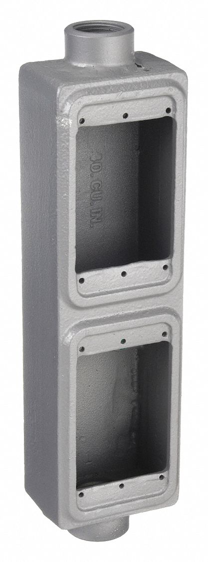 APPLETON ELECTRIC, Iron, Rectangular, Electrical Box - 10L131|FSC-2T-50 ...