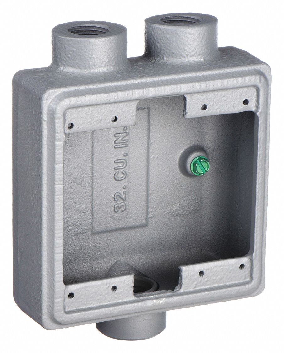 APPLETON ELECTRIC, Iron, Rectangular, Electrical Box - 10L142|FSD-2-75 ...