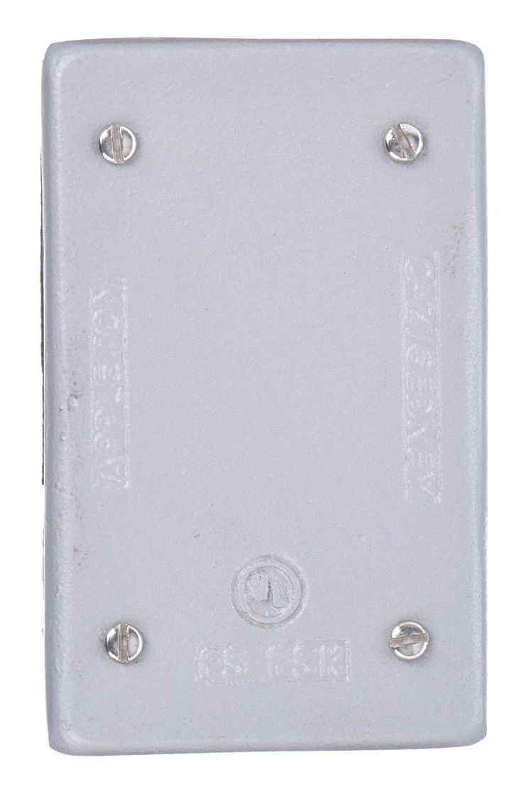 APPLETON ELECTRIC, Steel, FD/FS, Weatherproof Cover - 10L149|FSK-1B-CA ...