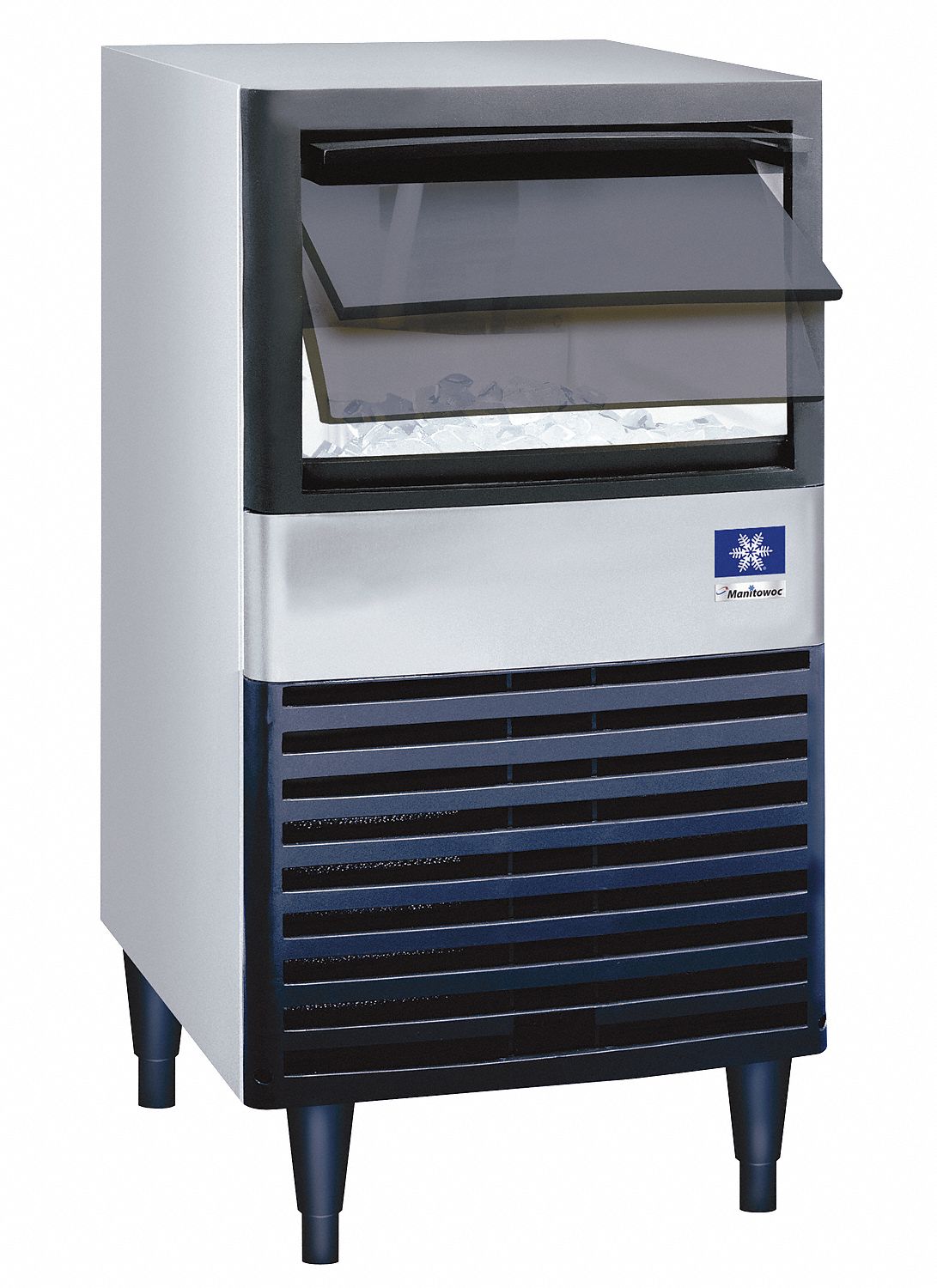 Undercounter Ice Maker, Ice Production per Day: 95 lb, 19 11/16 in W X ...
