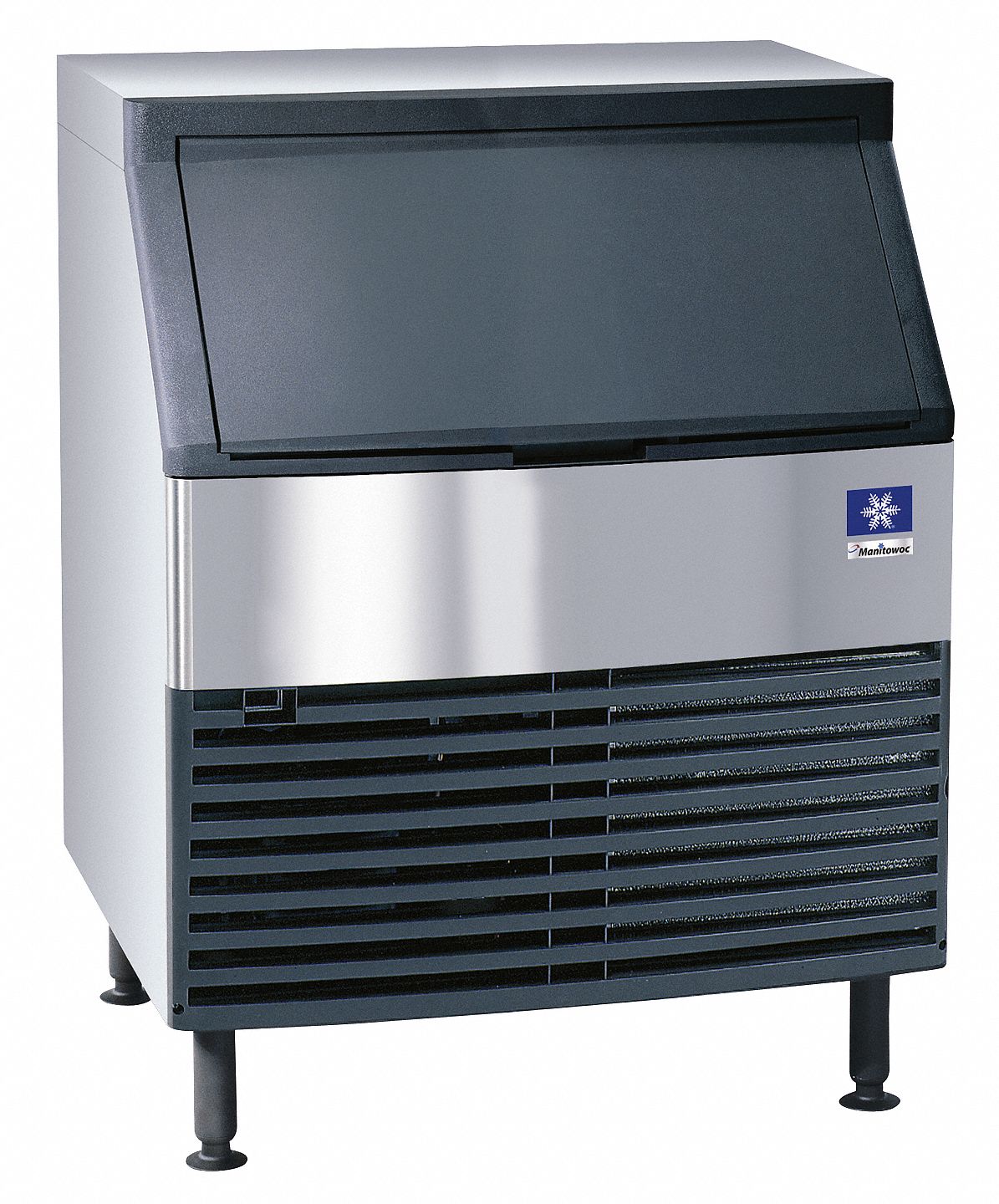 Undercounter Ice Maker, Ice Production per Day: 271 lb, 30 in W X 38 1/ ...
