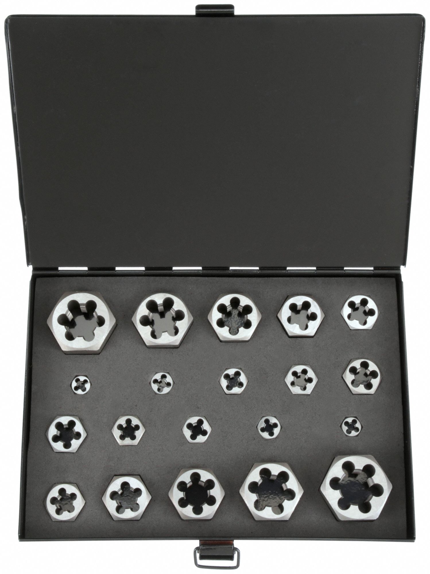 WESTWARD, 1/4"-20 Smallest Thread Size, 1"-14 Largest Thread Size, Die ...