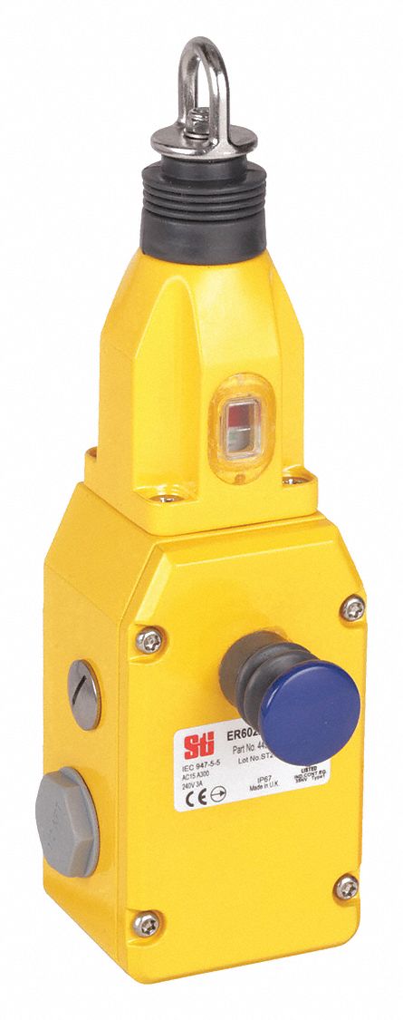 OMRON, Single Ended, 1NO/2NC, Emergency Cable Pull Switch - 10N118 ...