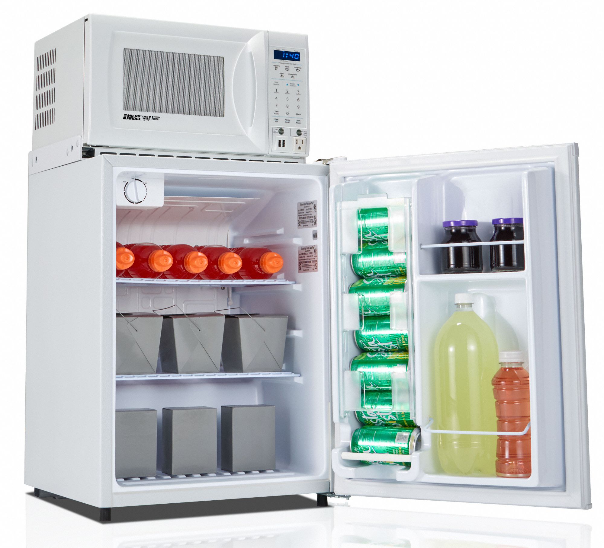 MICROFRIDGE Refrigerator and Microwave, Commercial, White, 18 5/8 in ...