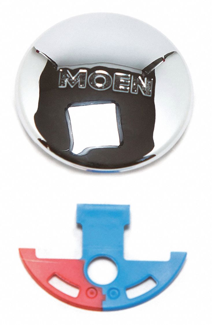 MOEN, Metal, Chrome, Index Button - 10N699|100021 - Grainger