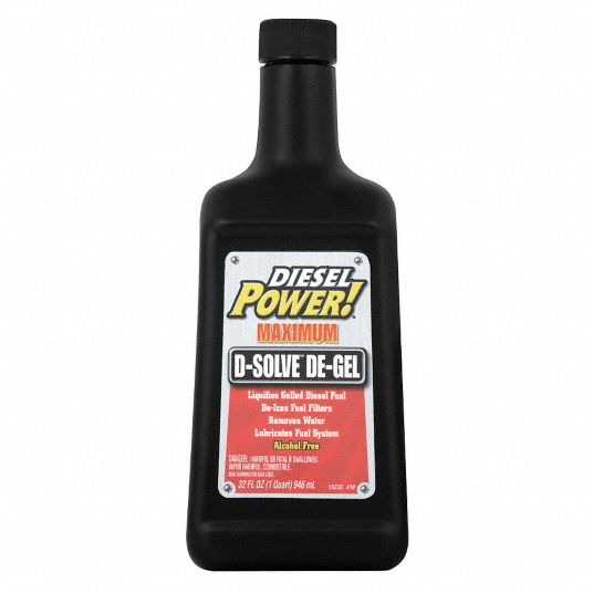 DIESEL POWER, 32 oz Container Size, Anti-Gel and Fuel Treatment ...