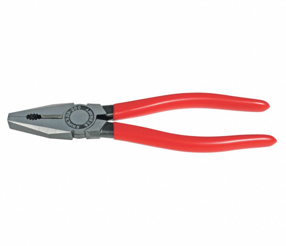 KNIPEX Pinzas de Electricista 8" Rojo - 10N823 | 03 01 200 - Grainger ...