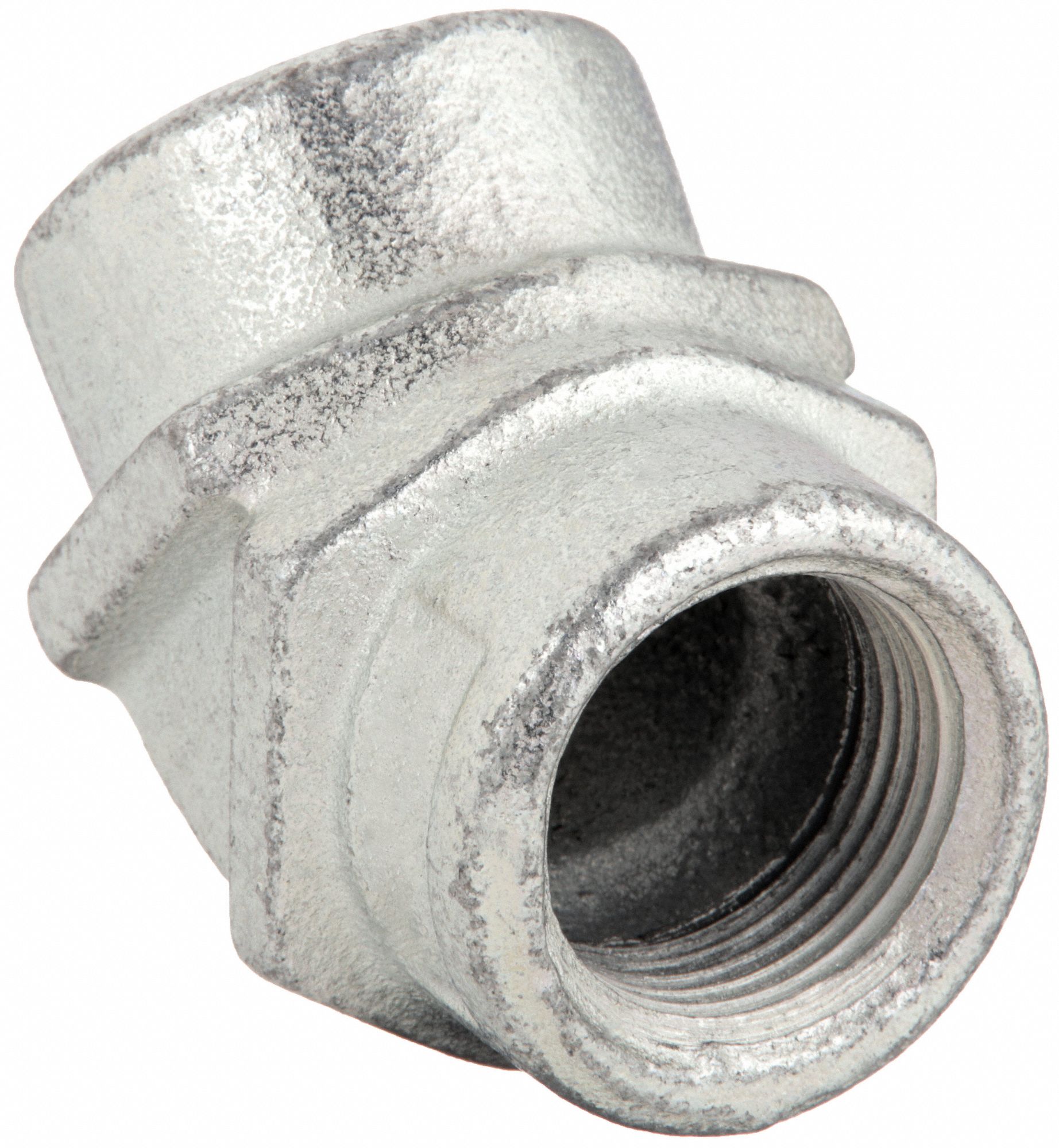 Iron, Electroplated, Elbow, 45 Degrees - 10P955|ELF45-75 - Grainger