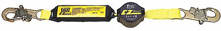 DBI-SALA LANYARD SHOCK ABSORBING, RETRACTABLE, 6 FT - 5515 ...