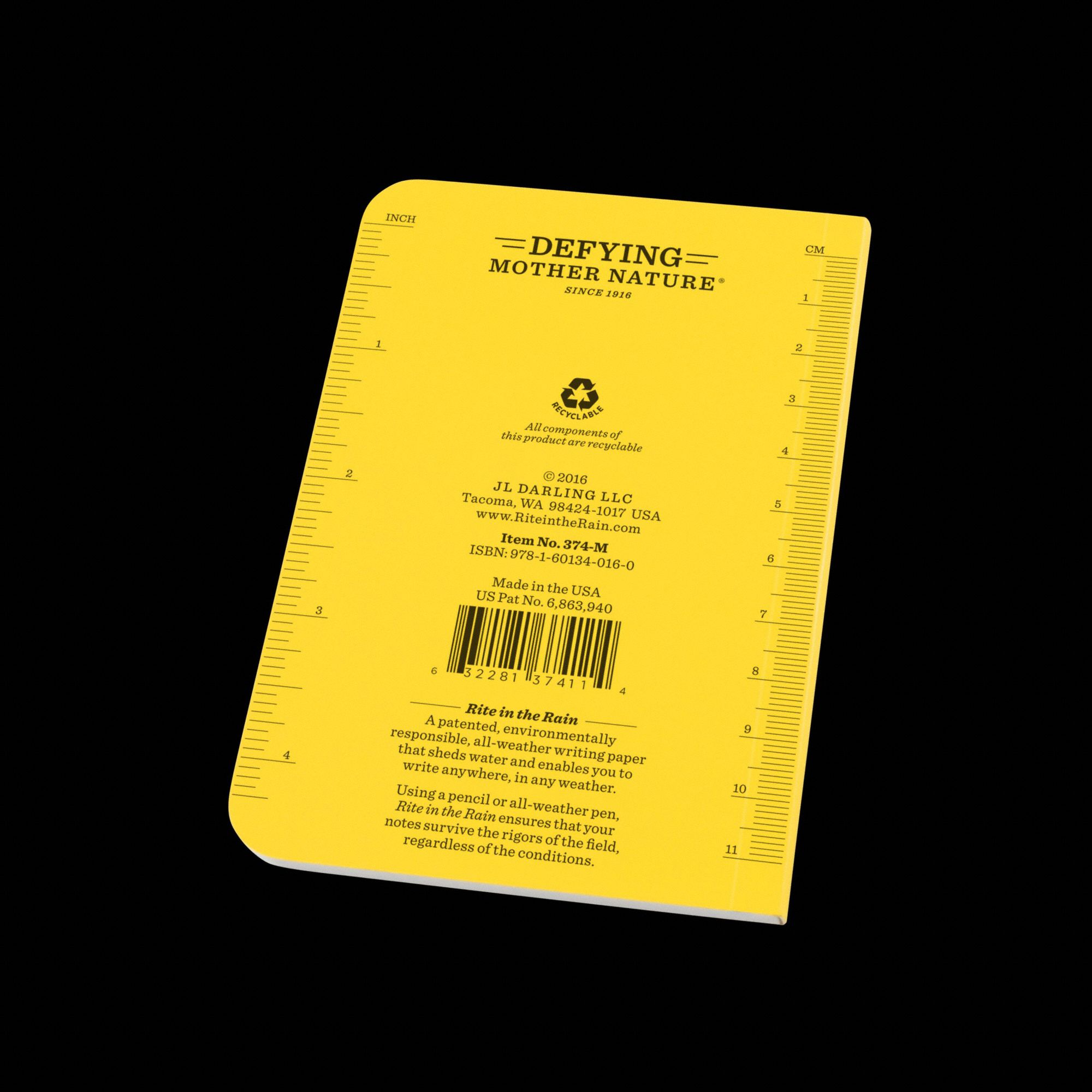 RITE IN THE RAIN All Weather Notebook: 3-1/2 in x 5 in Sheet Size ...