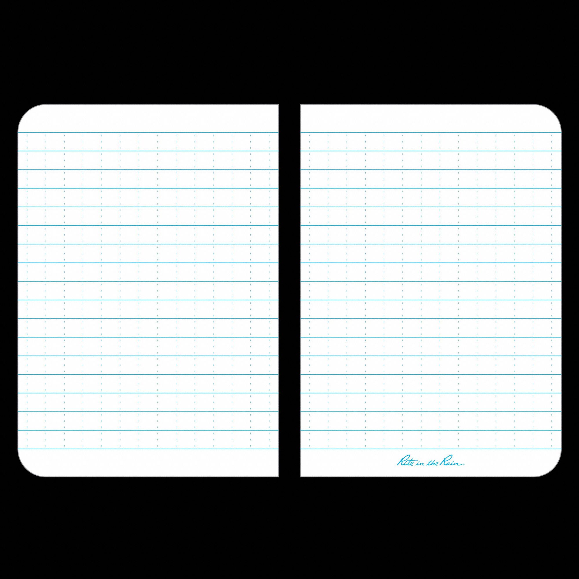RITE IN THE RAIN All Weather Notebook: 3-1/2 in x 5 in Sheet Size ...