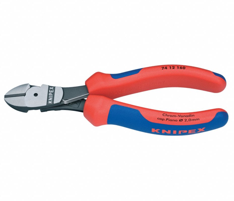 KNIPEX Pinza de Corte Diagonal 6-9/32" Azul/Rojo - Pinzas de Corte ...