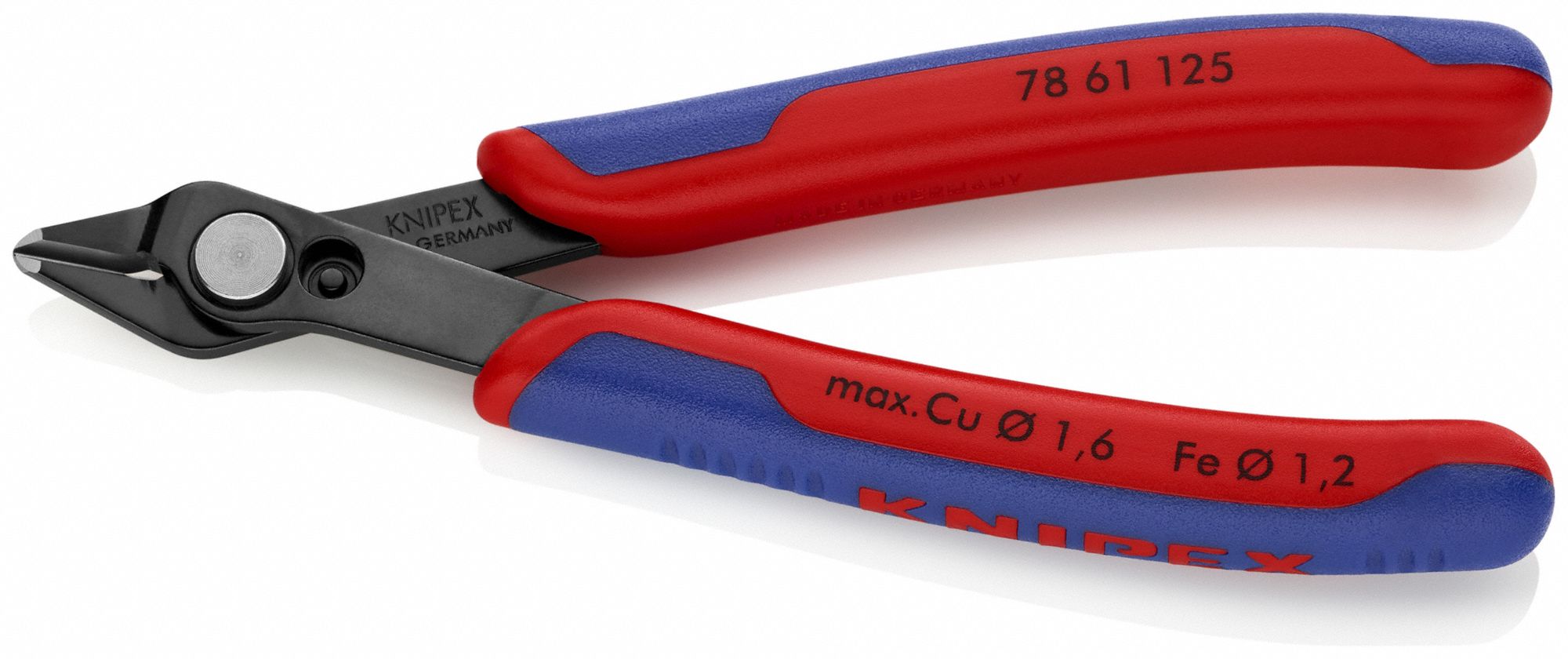 KNIPEX Precision Nippers: 5 in Overall Lg, For 0.06 in Max Wire Thick ...