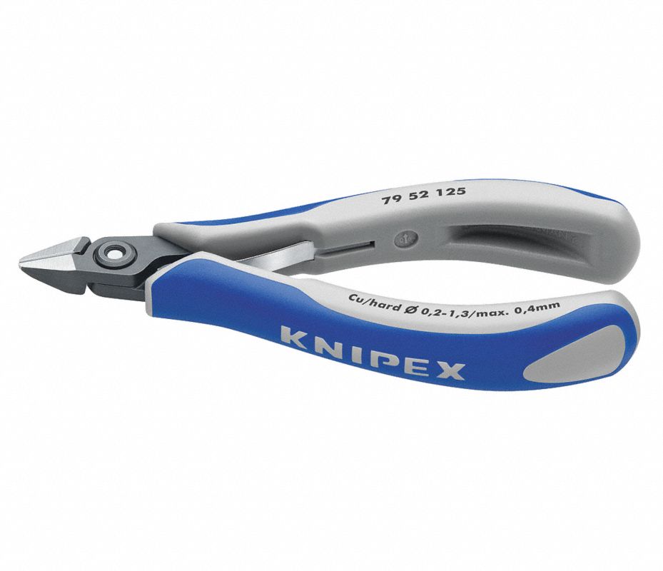 KNIPEX Pinza de Corte Diagonal de Presición 5" Azul/Gris - Pinzas de ...