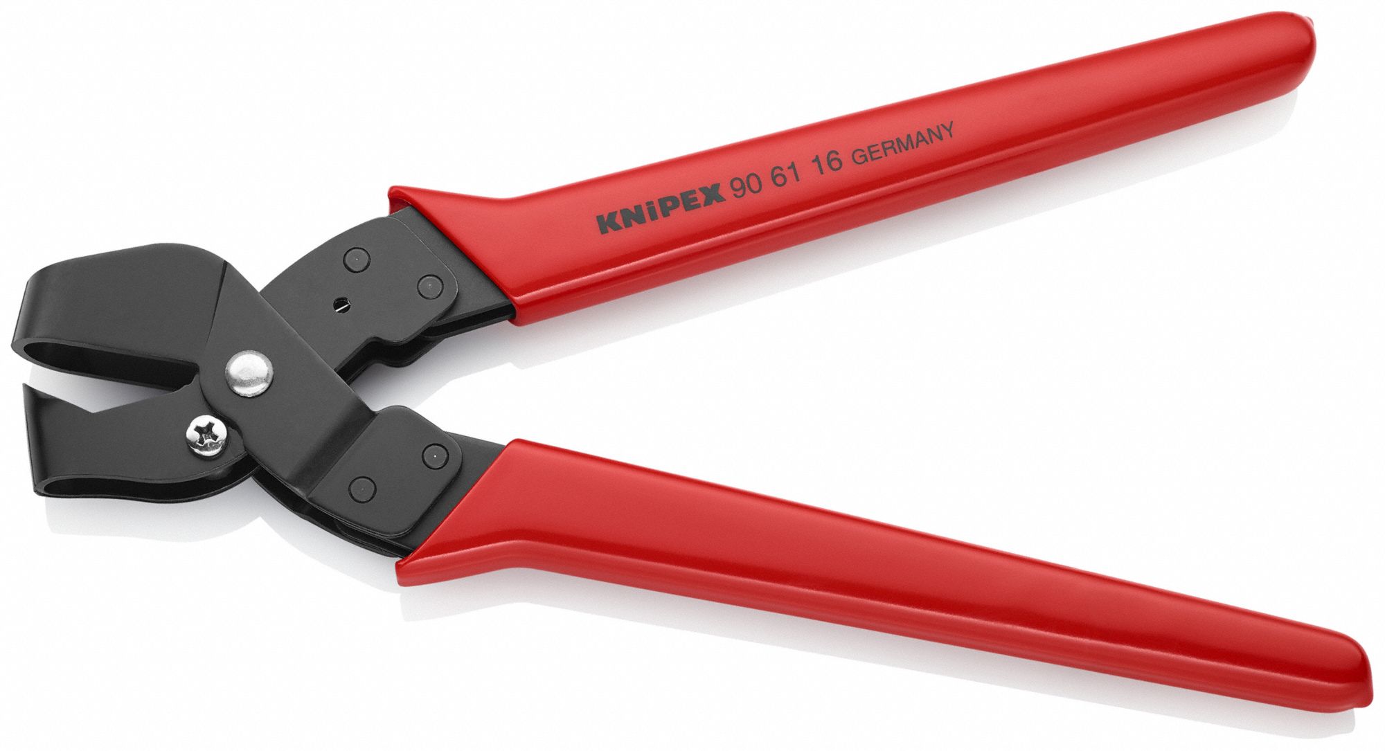 KNIPEX Notching Pliers: 9 3/4 in Overall Lg, Steel, Plastic, Spring ...