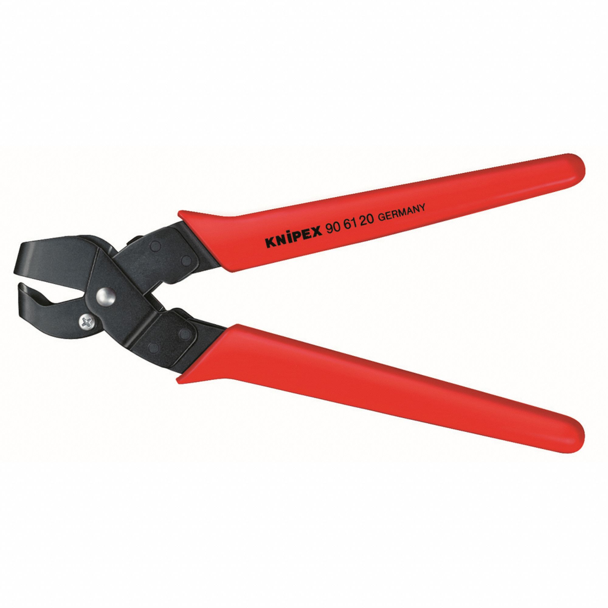 KNIPEX, 9 3/4 in Overall Lg, Steel, Notching Pliers - 10U131|90 61 20 ...