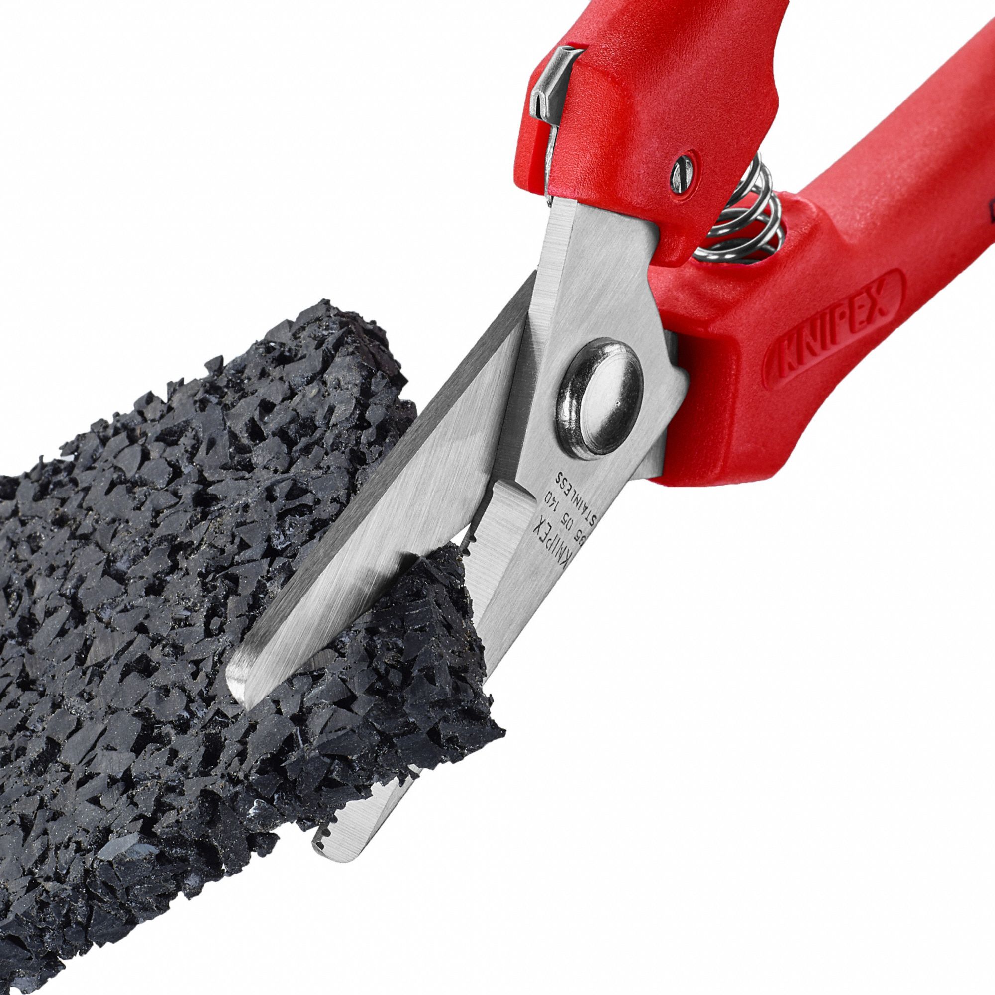 KNIPEX Industrial Shears: Right-Hand, 5 1/2 in Overall Lg, Straight ...