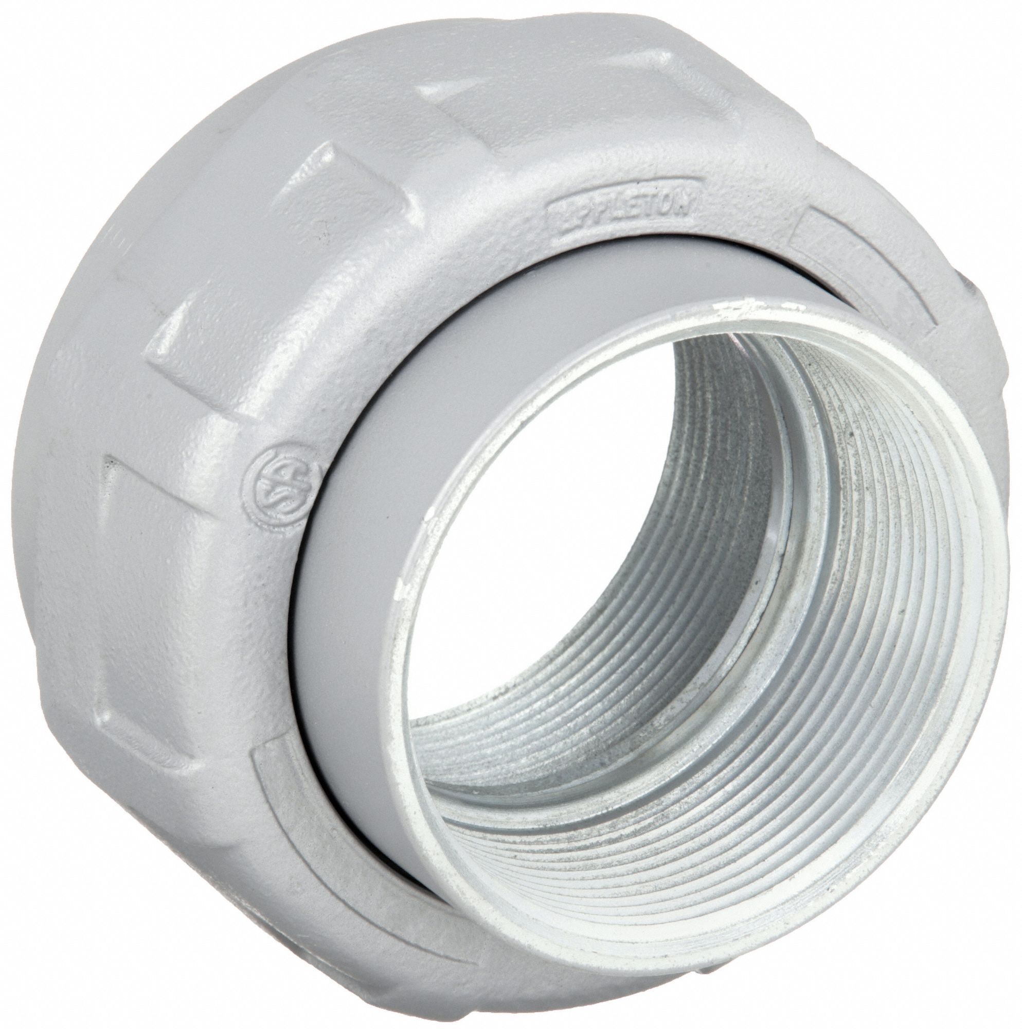 Iron, 1 1/2 in Trade Size, Straight Union - Conduit to Conduit - 10U853 ...