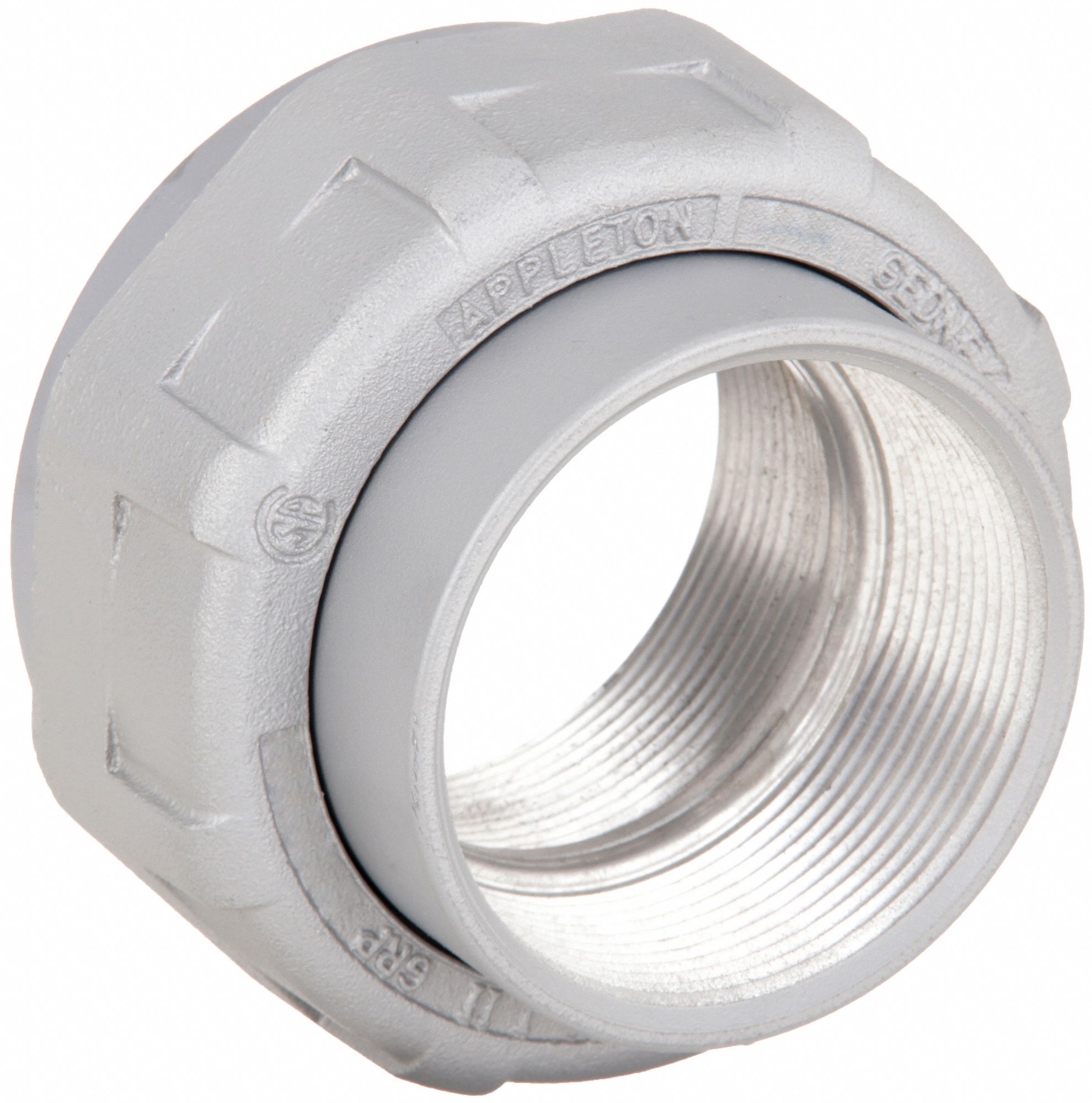 Aluminum, 2 in Trade Size, Straight Union - Conduit to Conduit - 10U856 ...