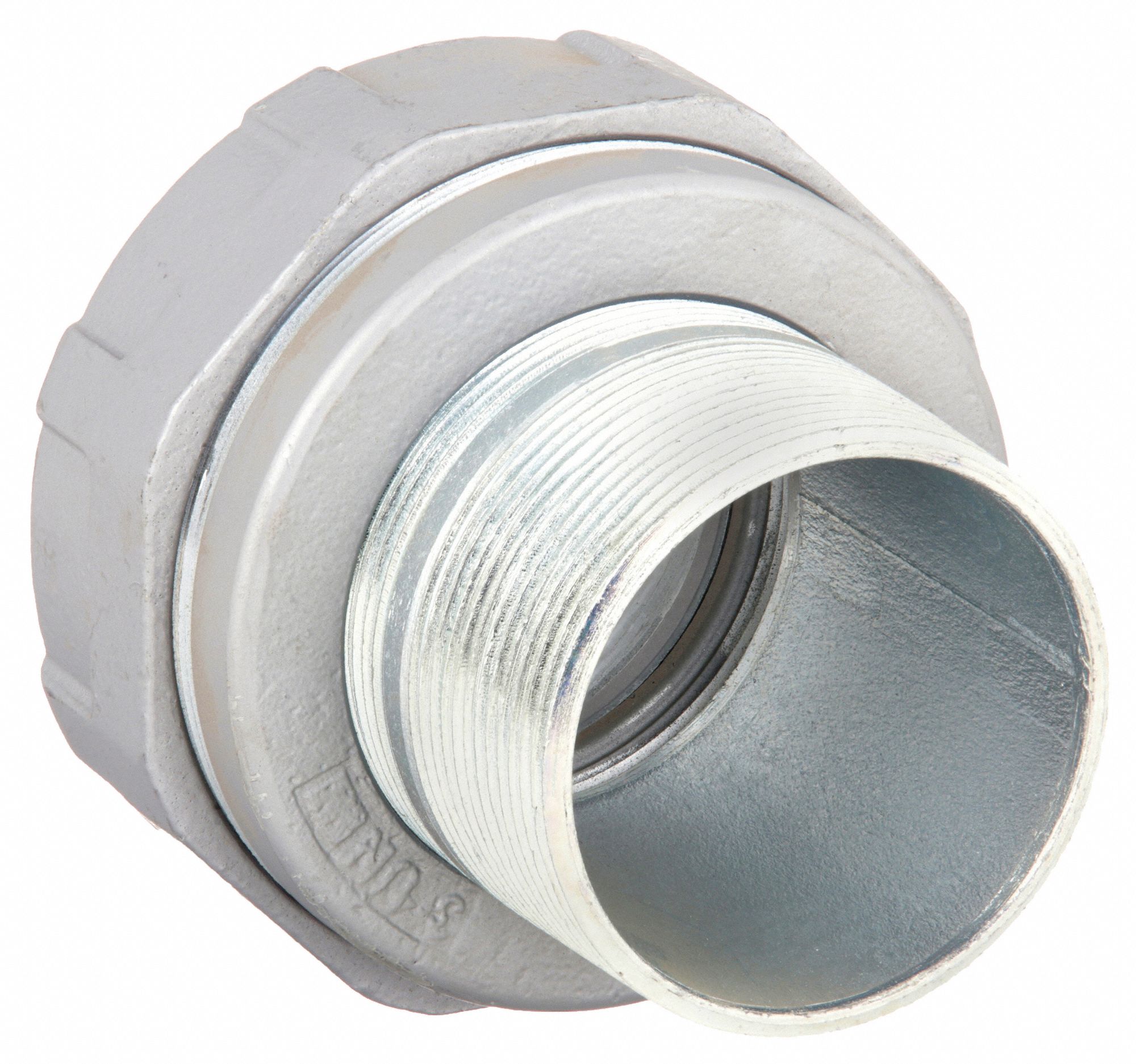 APPLETON ELECTRIC Straight Union - Conduit to Box: Iron, 3 1/2 in Trade ...