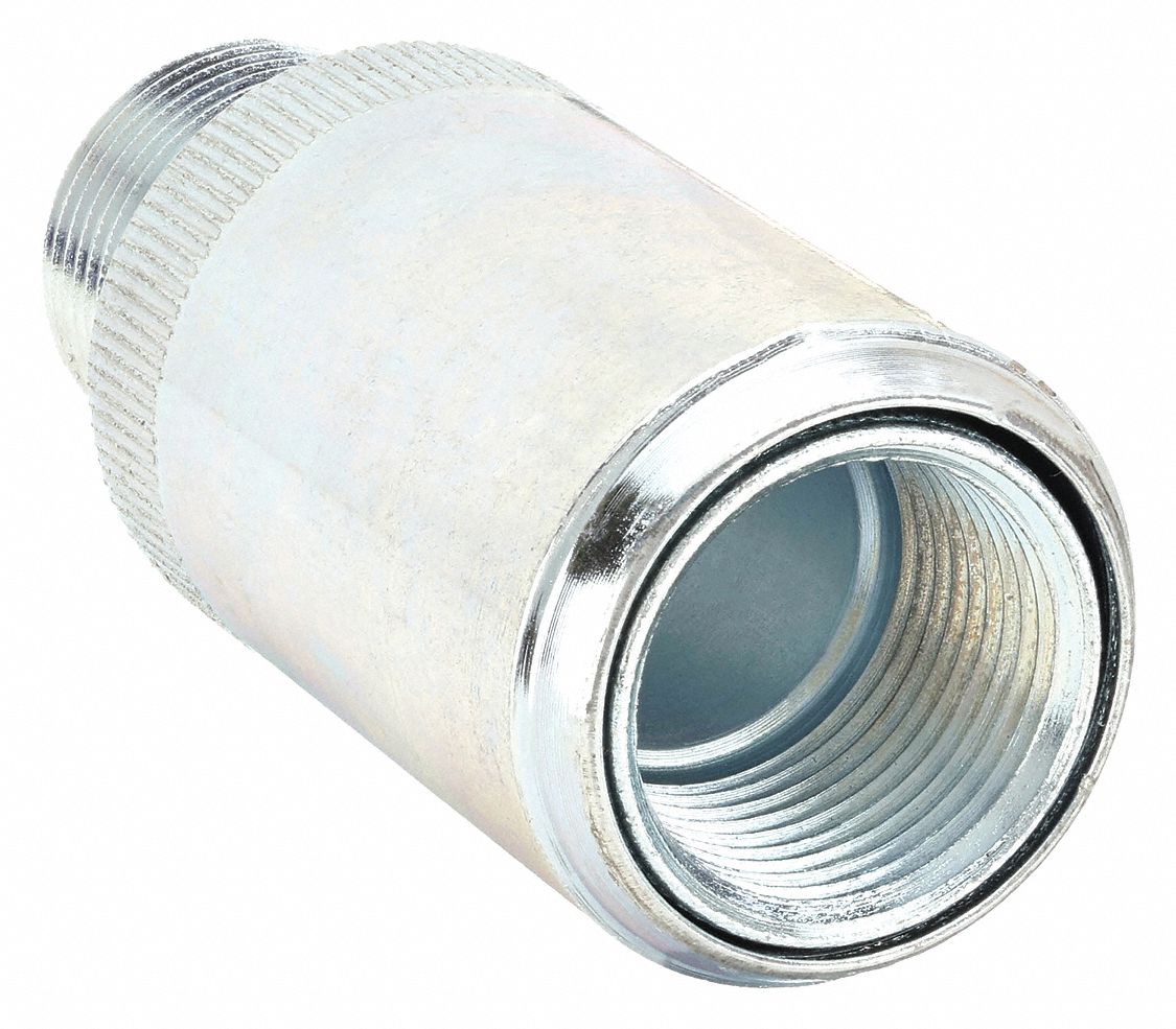 Steel, Electroplated, Expansion Union - Conduit to Box - 10U906|UNYL100 ...
