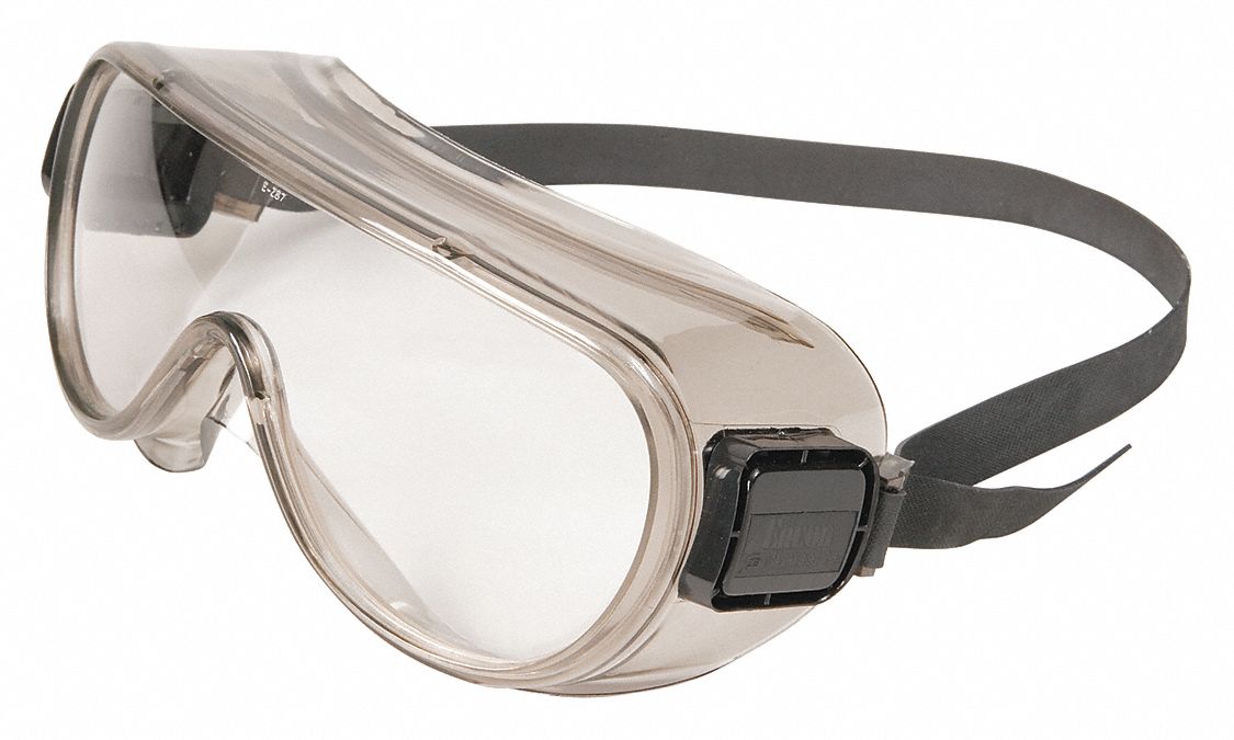ENCON SAFETY GOGGLES,SMOKE FRAME,CLEAR LENS,PC - Reader, Magnifying ...