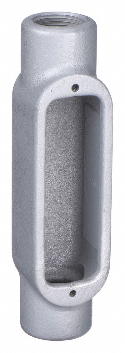 Iron, 1 1/2 in Trade Size, Conduit Outlet Body - 10Y702|C58 - Grainger