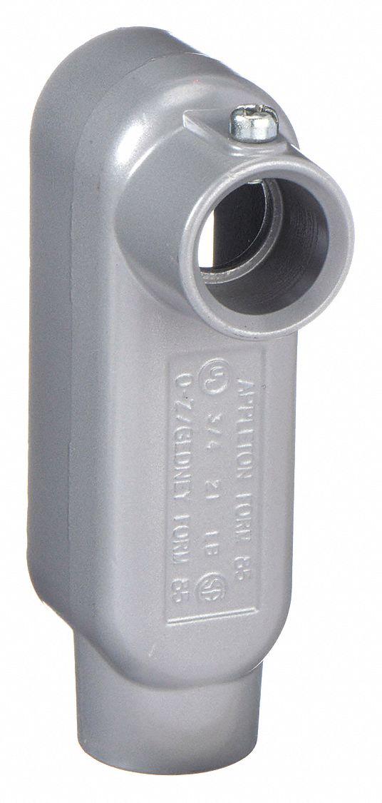 Aluminum, Powder Coated, Conduit Outlet Body - 10V946|LB200T-A - Grainger