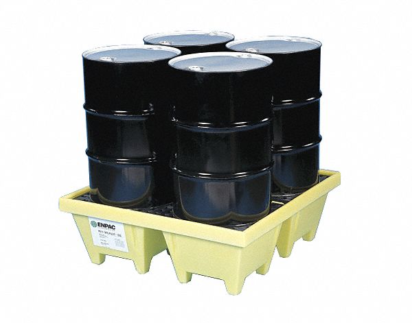 ENPAC SPILLPALLET POLY 6000 YELLOW - Spill Containment Pallets, Decks ...