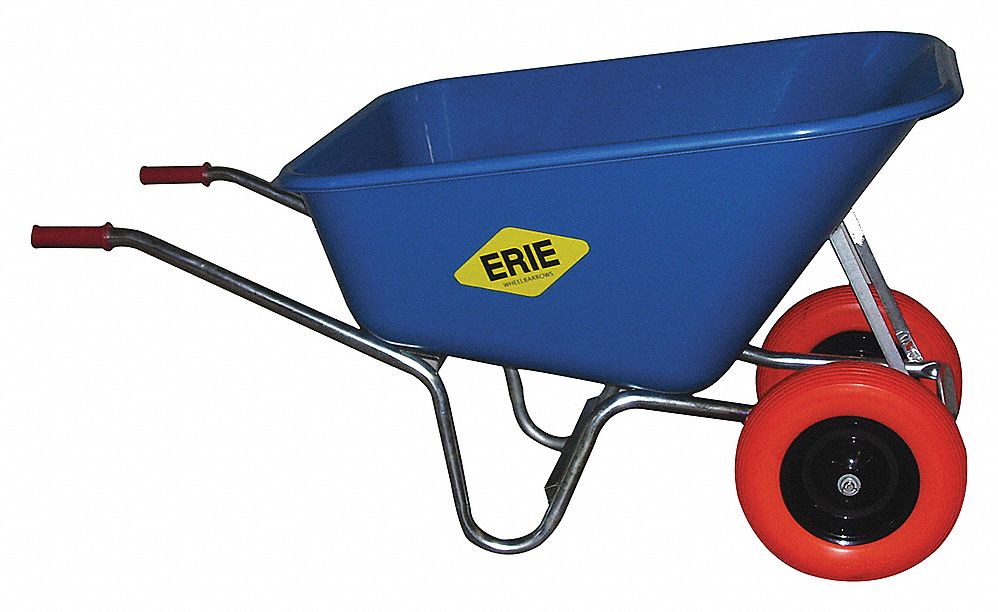 ERIE WHEELBARRW CAP 10CU.FT.POLY DUAL WH - Wheelbarrows - ERESE162 ...