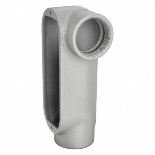 Aluminum, 4 in Trade Size, Conduit Outlet Body - 10W017|LL400-A - Grainger