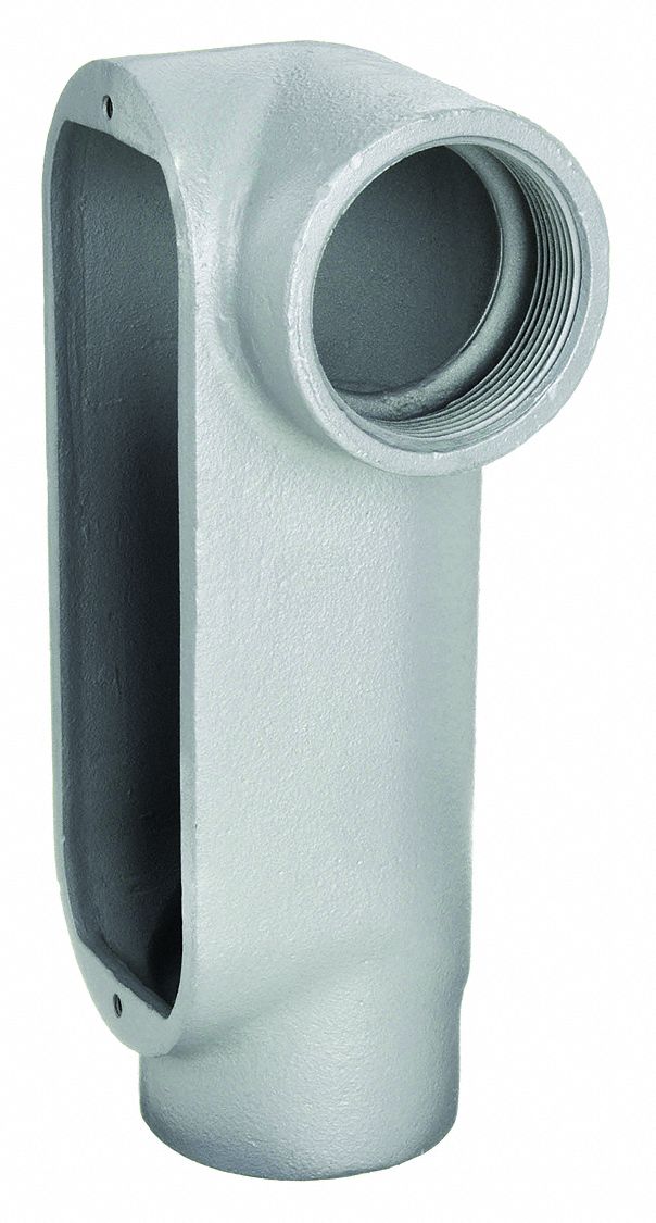 Iron, 3 1/2 in Trade Size, Conduit Outlet Body - 10W013|LL350-M - Grainger