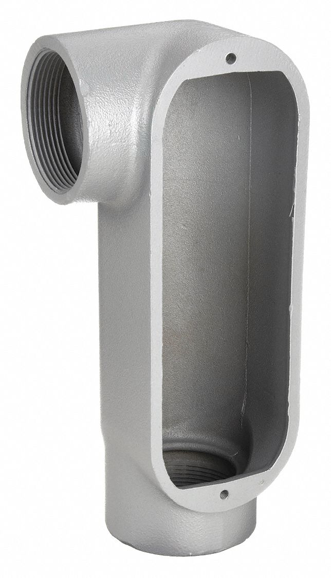 Aluminum, 4 in Trade Size, Conduit Outlet Body - 10W071|LR400-A - Grainger