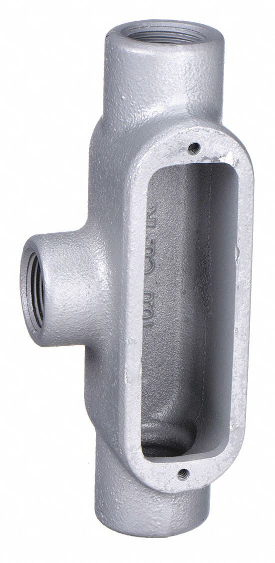 Iron, 2 1/2 in Trade Size, Conduit Outlet Body - 10W142|T78 - Grainger
