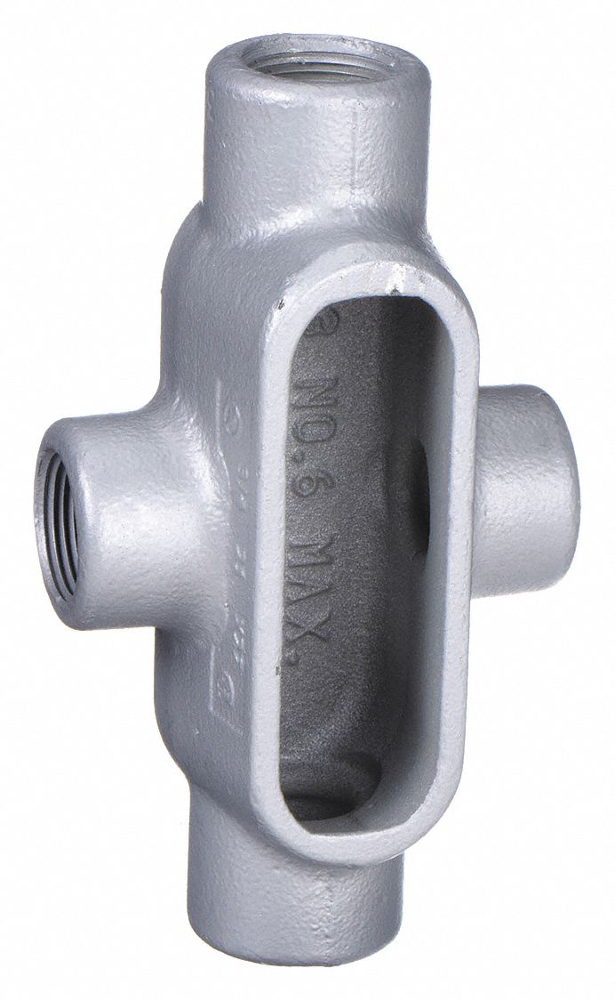 Iron, 2 in Trade Size, Conduit Outlet Body - 10W188|X67 - Grainger