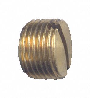 FAIRVIEW FITTING PIPE PLUG 1/4 IN - Brass Pipe Fittings - FAR117B | 117 ...