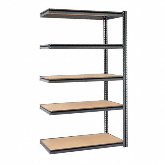 EDSAL, Add-On, 48 in x 24 in, Boltless Shelving - 10X275|EBM-P4824A ...