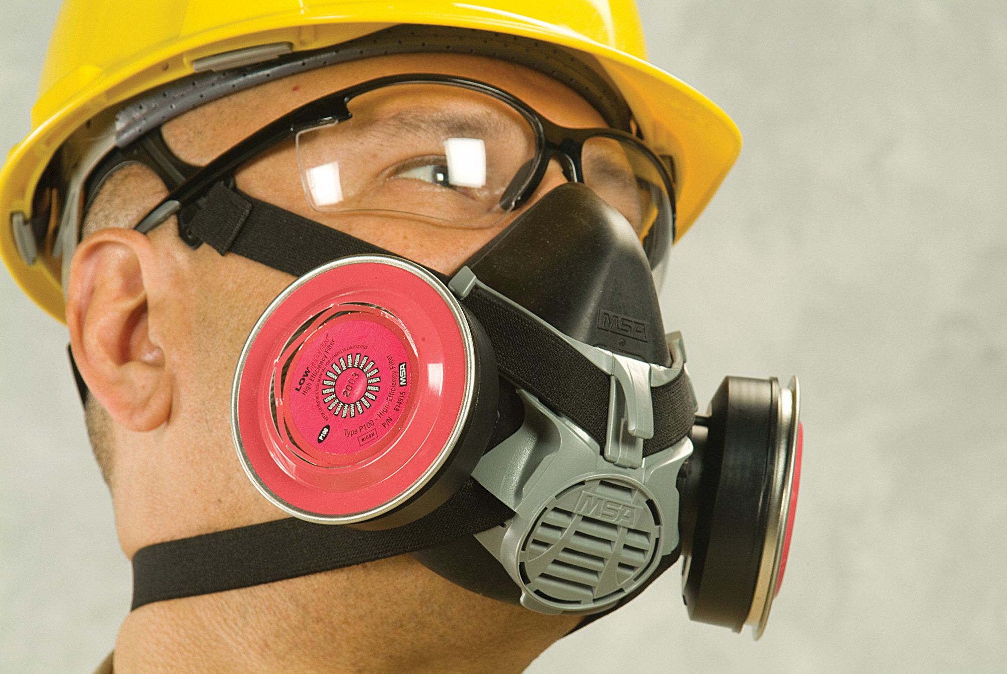 MSA Half Mask Respirator: Advantage 420, 0 Cartridges Included ...