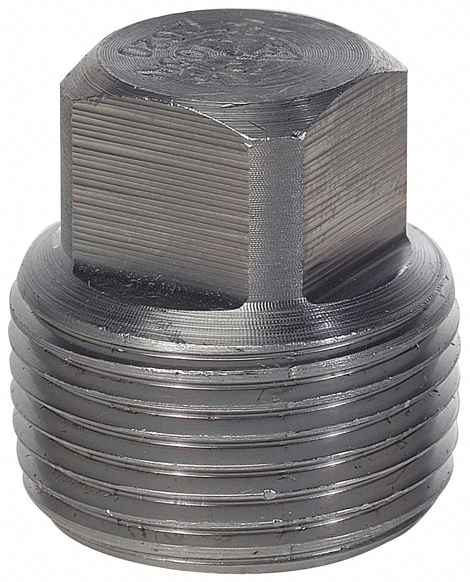 APPROVED VENDOR SOLID SQUARE FORGED HEX HEAD PLUG, SCREWED CONNECTION ...