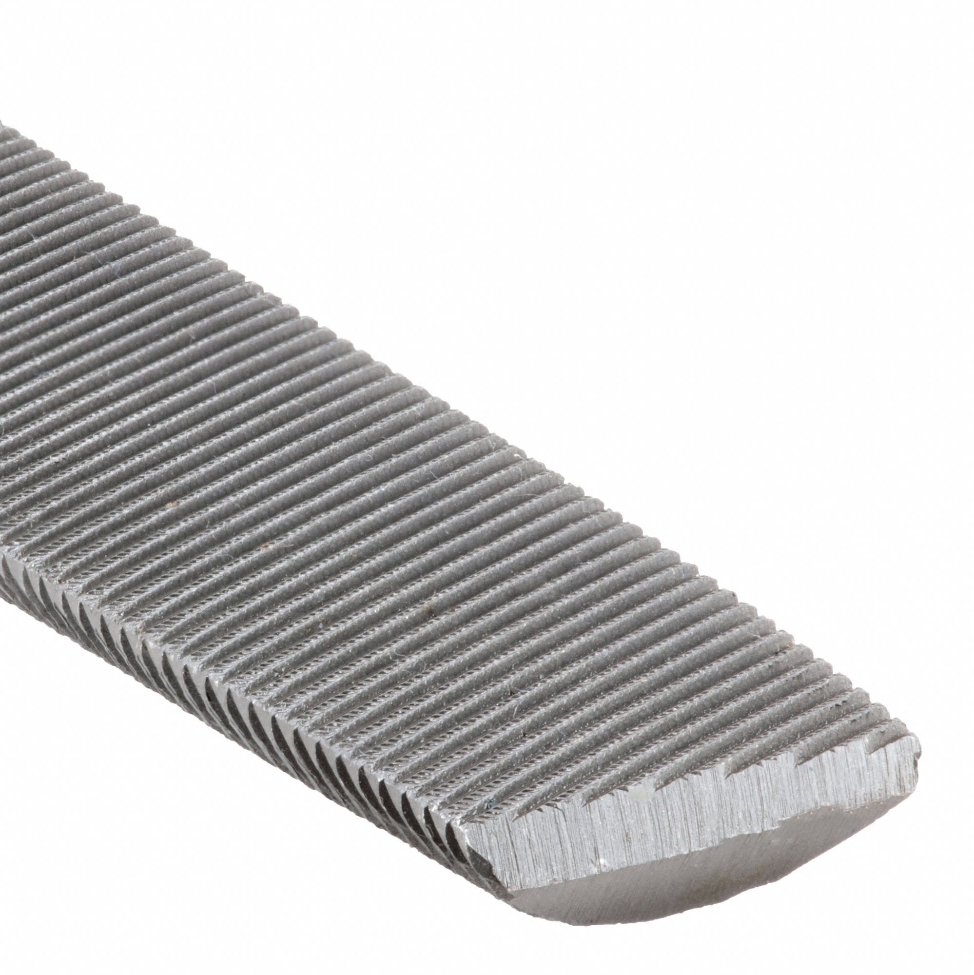 WESTWARD Half Round Aluminium File: Half Round, Double-Cut, Safe Edge ...