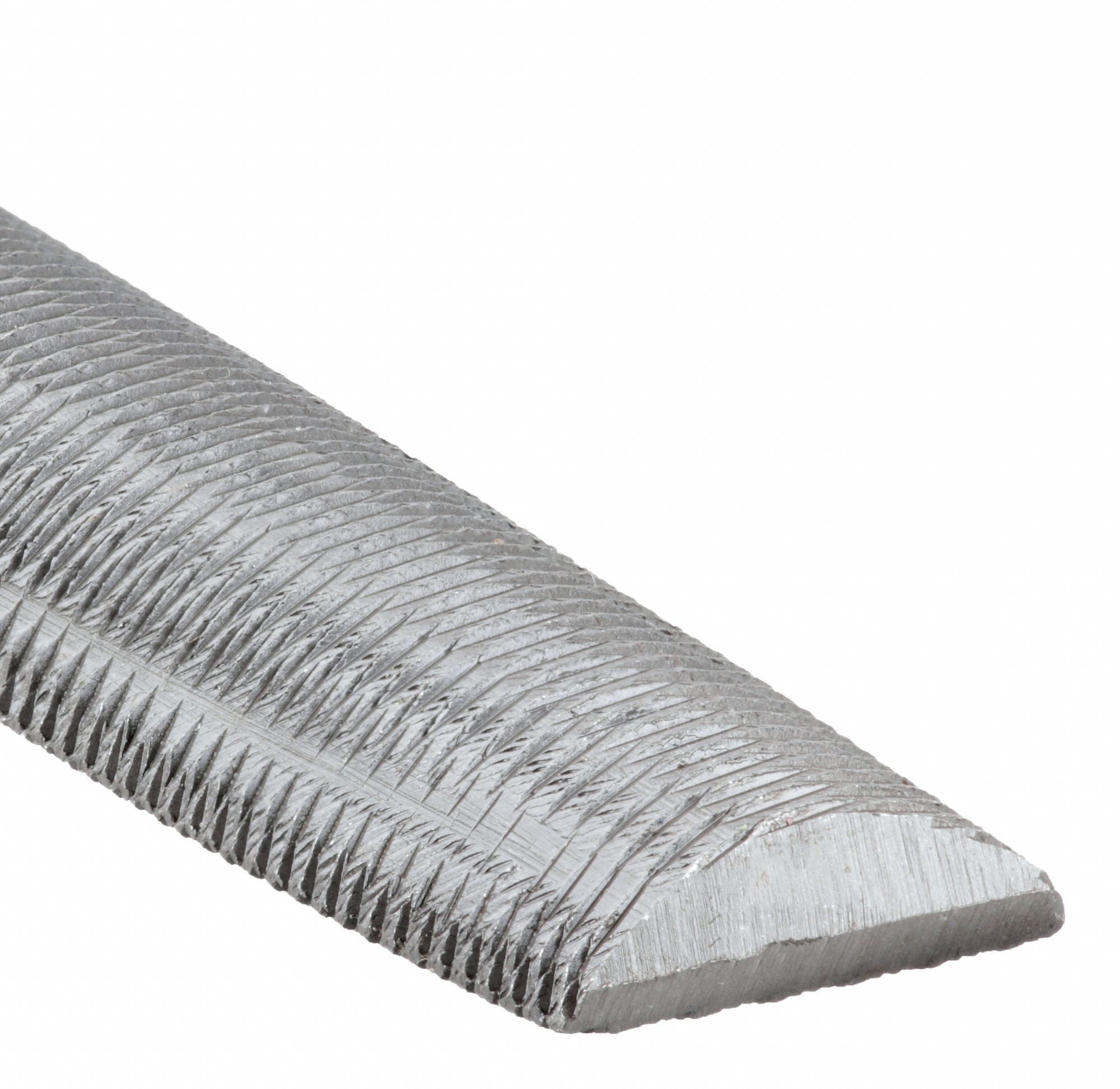 WESTWARD Half Round Aluminium File: Half Round, Double-Cut, Safe Edge ...