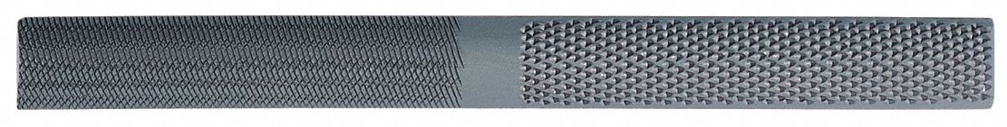 WESTWARD Half Round Wood Rasp File: Half Round, 12.5_18 Teeth per Inch ...