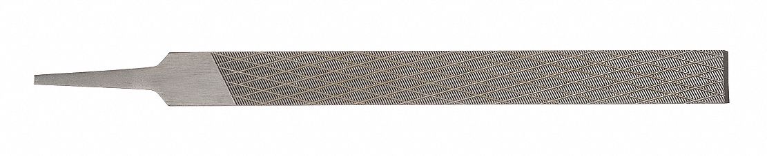 WESTWARD Half Round File: Double-Cut, Safe Edge Cut, Smooth Cut, 8 in ...