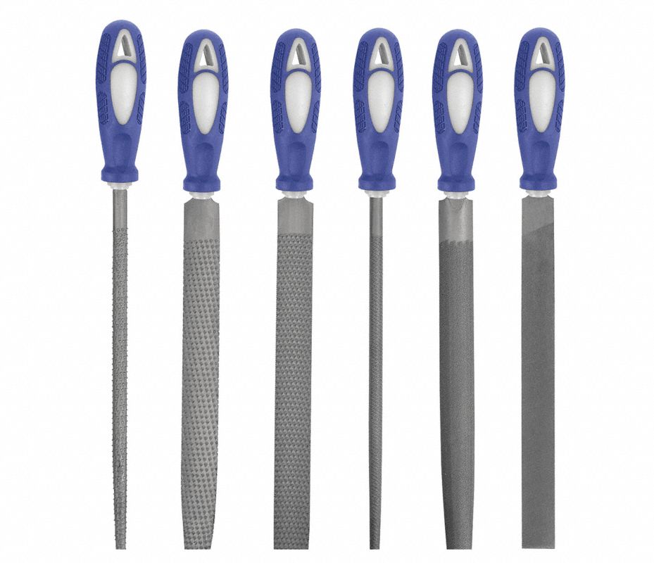 WESTWARD Juego de Limas 8" con 6 piezas - Juegos de Limas Manuales ...