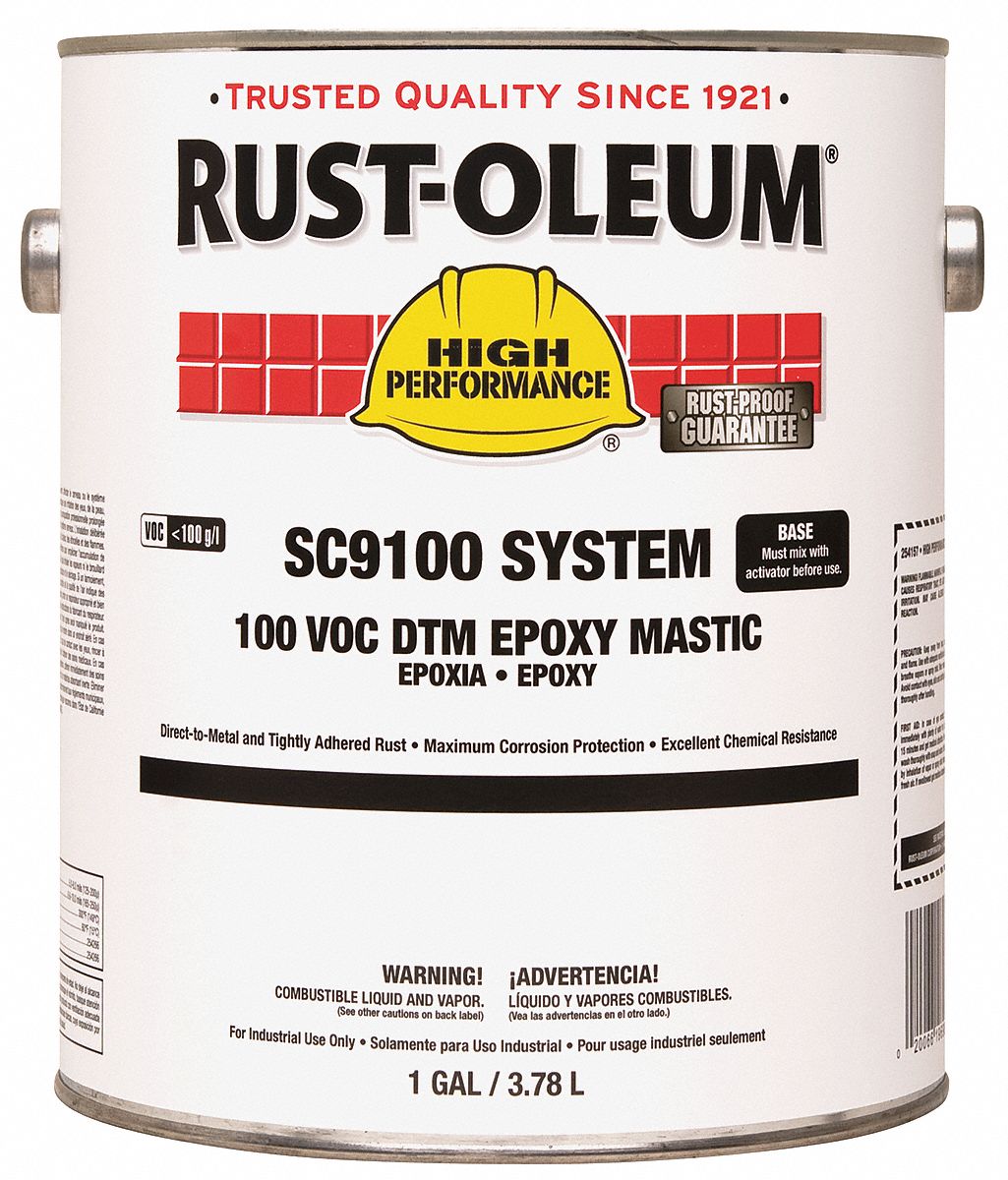 Epoxy Mastic Coating, Color White - Grainger