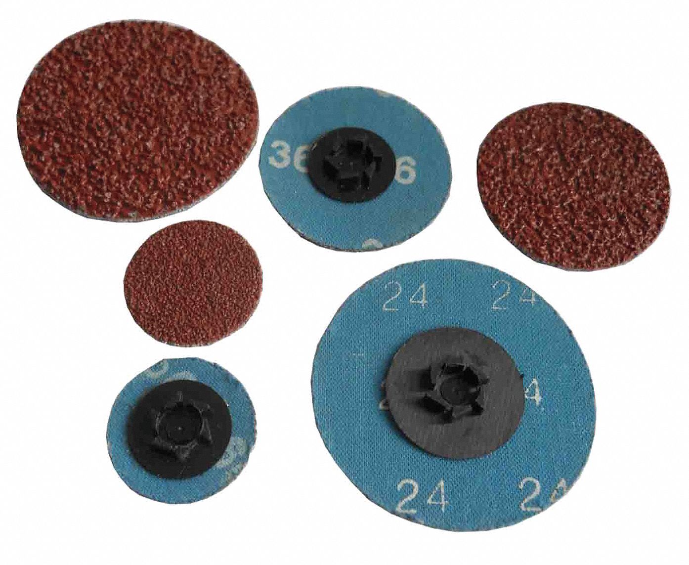 Quick Change Disc, Coated, TP Snap-On/Off Disc Attachment System, Type ...