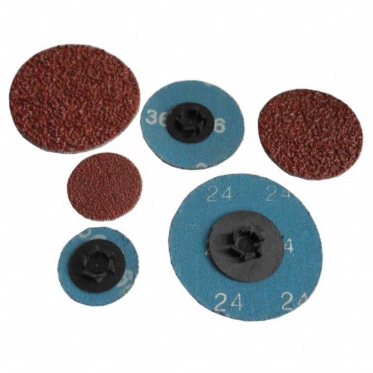 Quick Change Disc, Coated, TP Snap-On/Off Disc Attachment System, Type ...