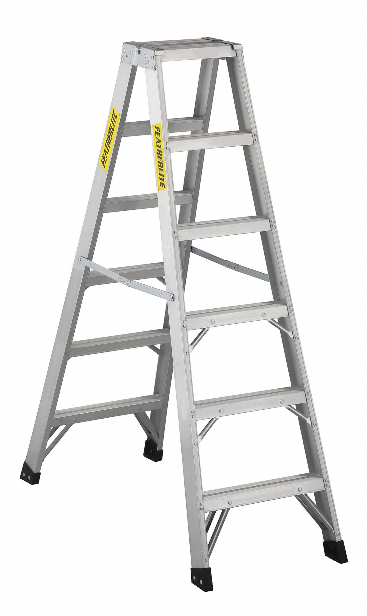 FEATHERLITE LADDER ALUM TWO-WAY STEP 6FT TYPE1A - 12862 - FTL3606 ...