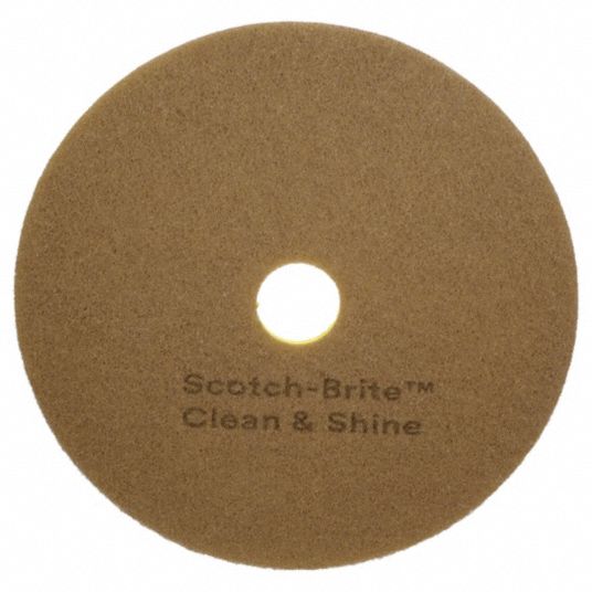 SCOTCH-BRITE, Deep Scrubbing, Brown/Yellow, Scrubbing Pad - 458K87 ...